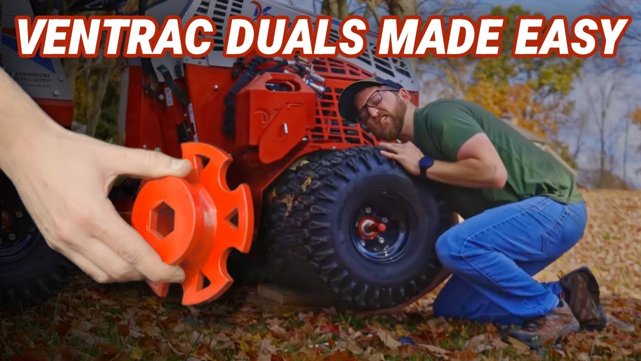 Ventrac Dual Wheels Made Easy with the Dual Wheel Tool! #Ventrac - YouTube