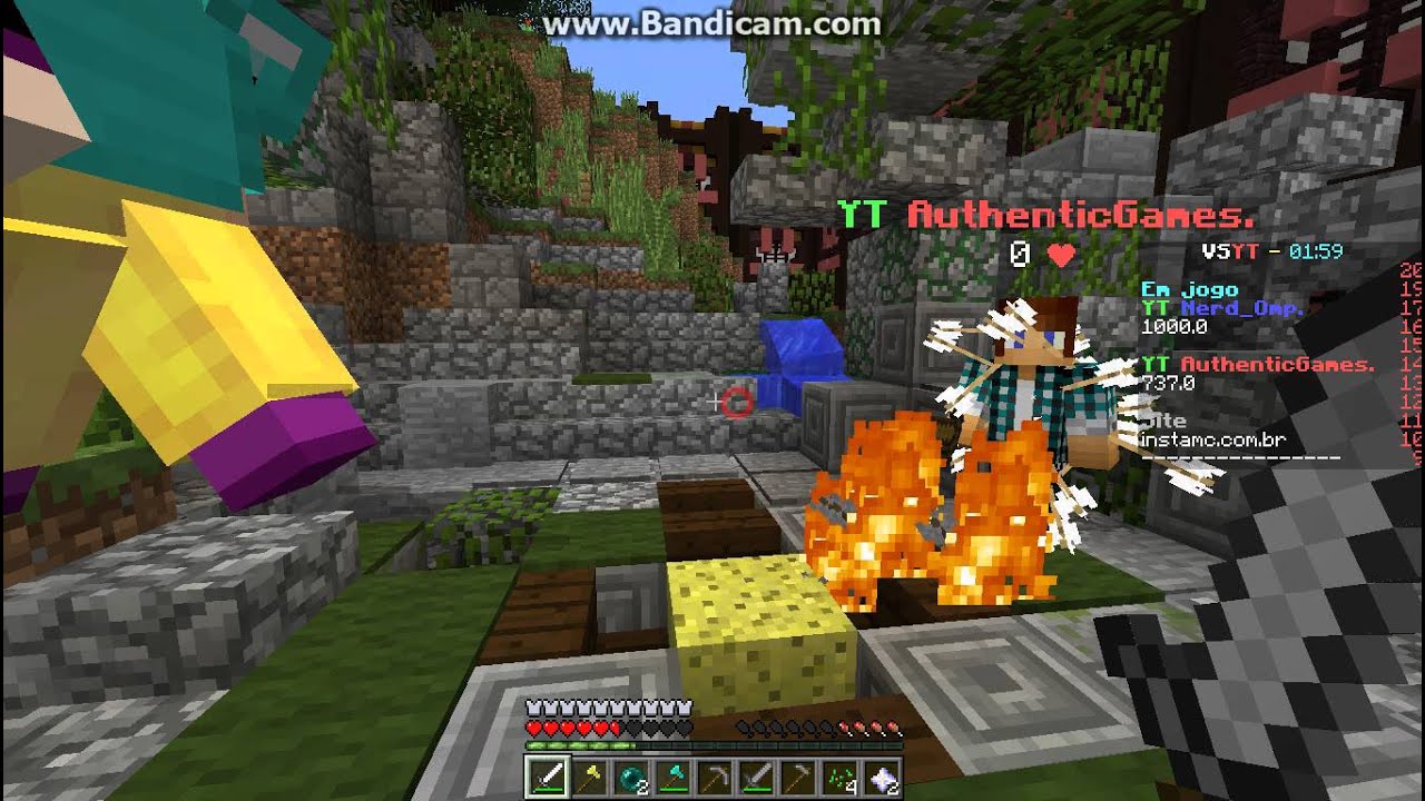 proteja seu youtuber:minecraft minegame - YouTube