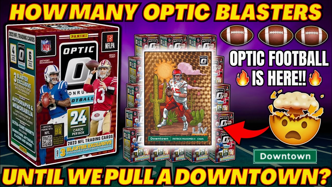 *OPTIC FOOTBALL IS FINALLY HERE!🤯 2023 BLASTER BOX REVIEW - TONS OF ...