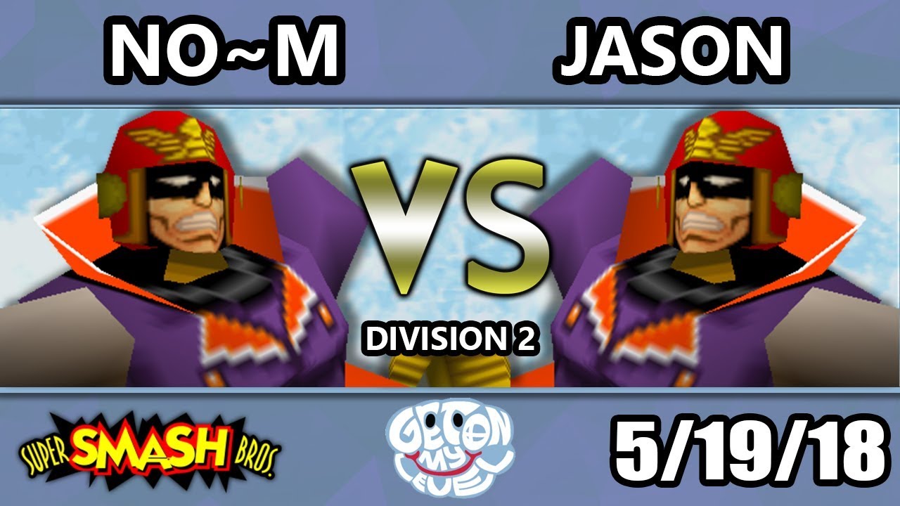 GOML 2018 - No~M (Falcon) Vs. Jason (Falcon) SSB64 Division 2 - YouTube