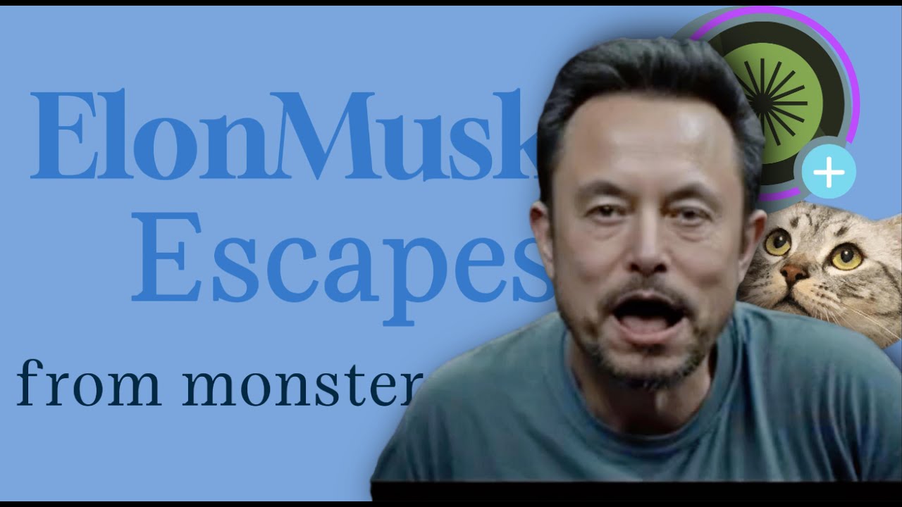 ELON MUSK ESCAPES FROM MONSTER!? 😮💀 - YouTube