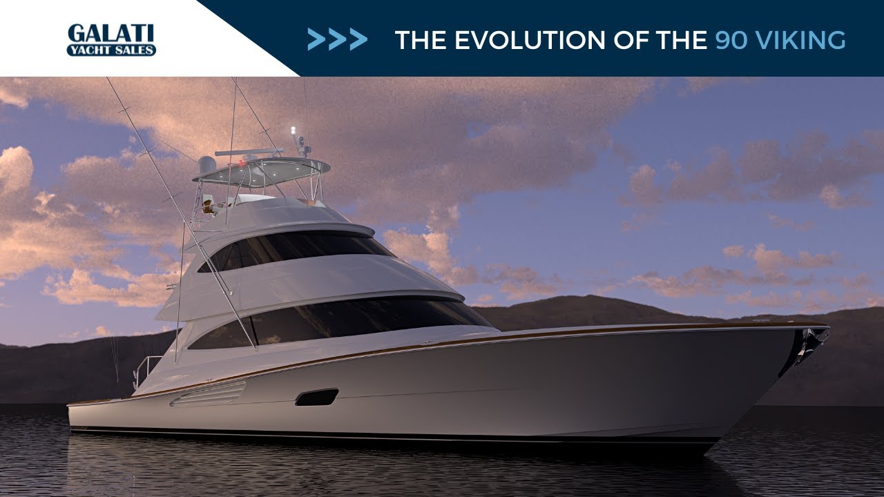 The Evolution of the 90 Viking Sportfish Yacht - YouTube