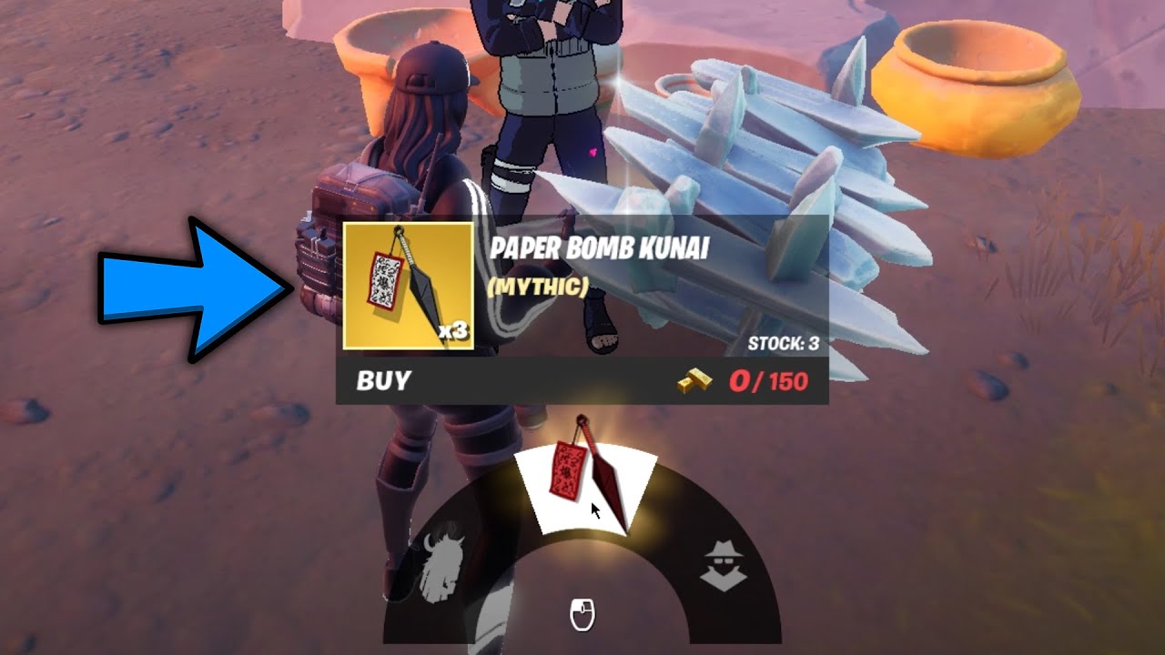 Stage 2 of 5 - Hit players with Paper Bomb Kunai (Kakashi Punchcard ...