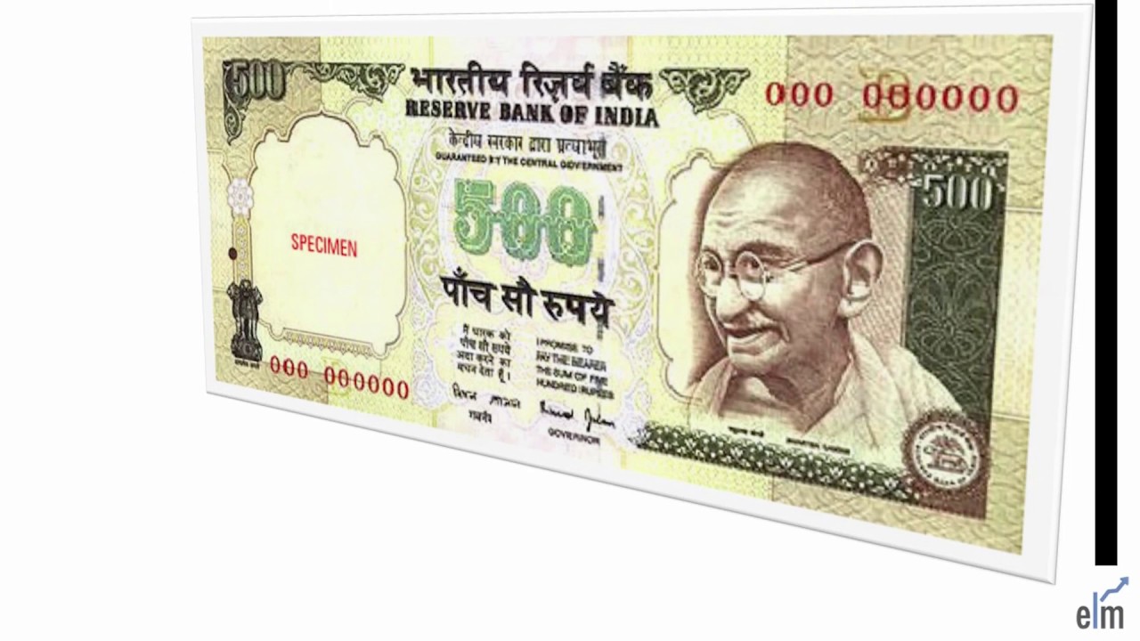 10 Ways to Distinguish a Fake 500 Rupees Note - YouTube