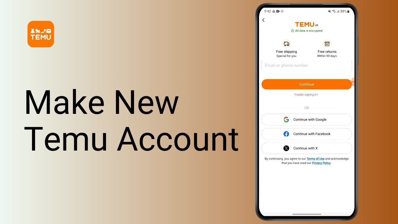 How to Make a New Temu Account on the Same Device (2024) - YouTube