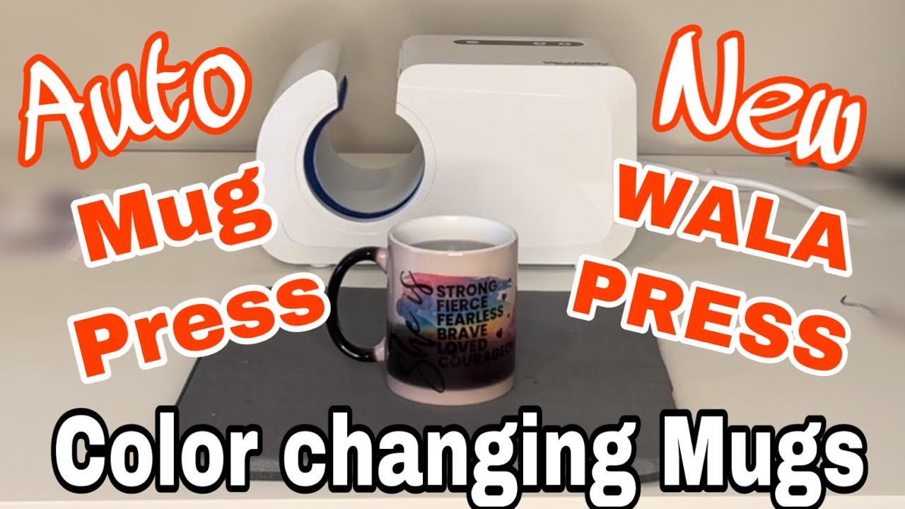 Color Changing Mugs with The New Wala Mug Press| Unboxing and Review ...