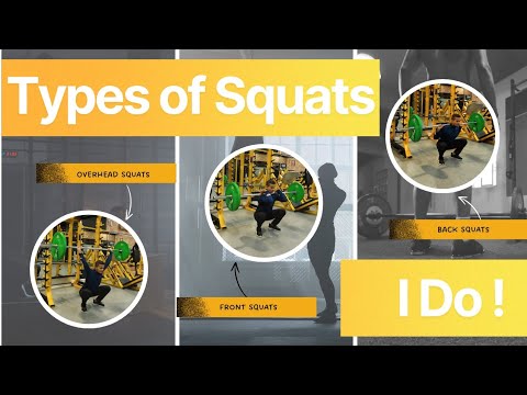 Types of Squats I do ! - YouTube