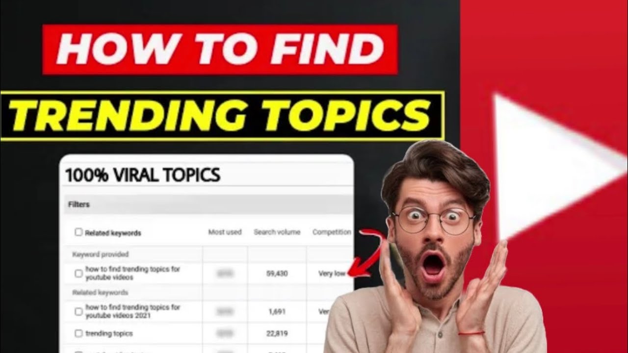 How to find youtube trending topic - YouTube