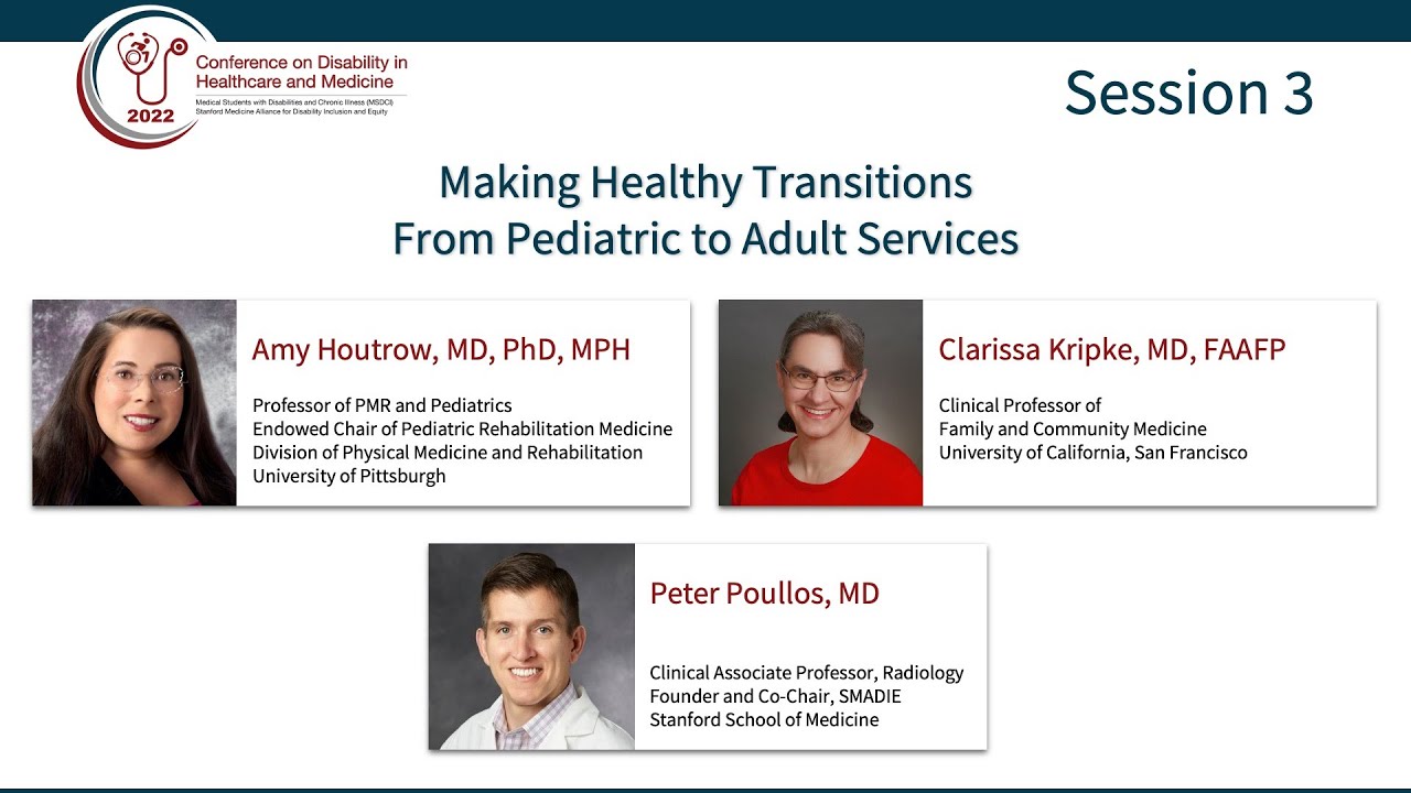 Session 3: Making Healthy Transitions from Pediatric to Adult Services ...