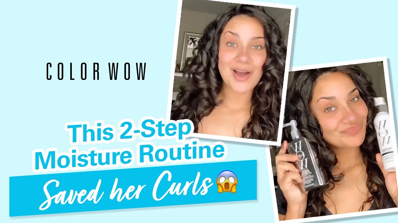 Easy Routine for Wavy Curly Hair | Tutorial for Type 2 Curls - YouTube