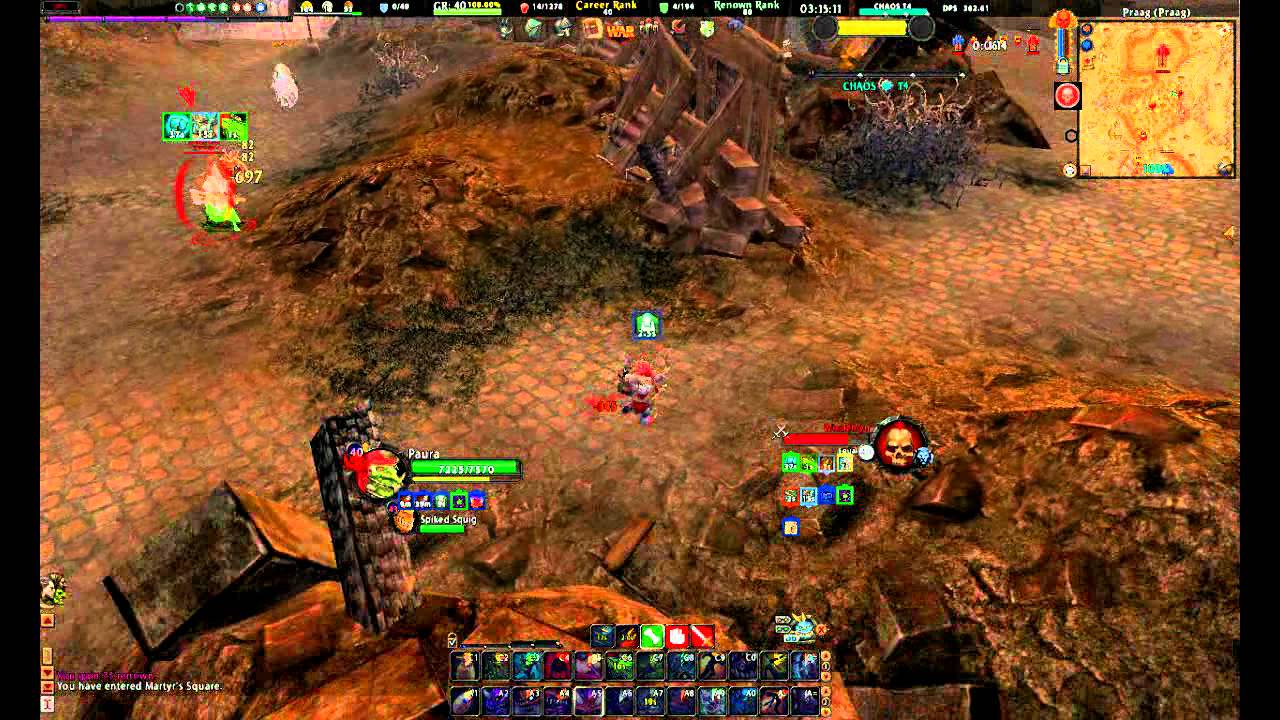 Warhammer Online Paura Squig Herder Roaming 2° parte - YouTube