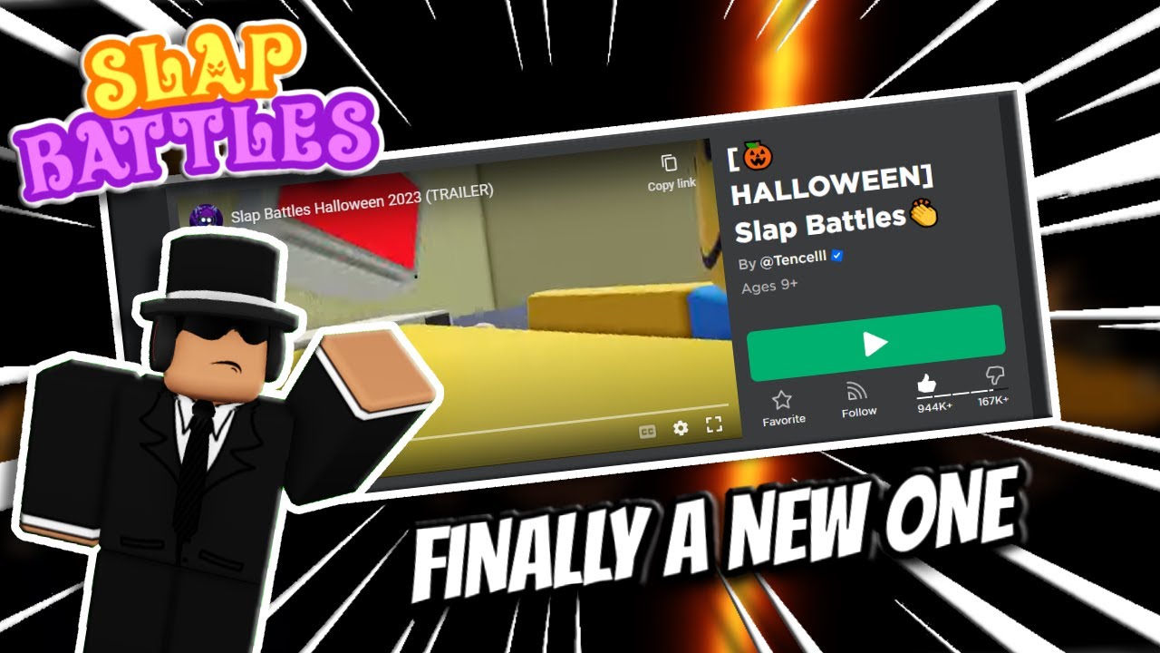 SLAP BATTLES HALLOWEEN 2023 TRAILER - YouTube