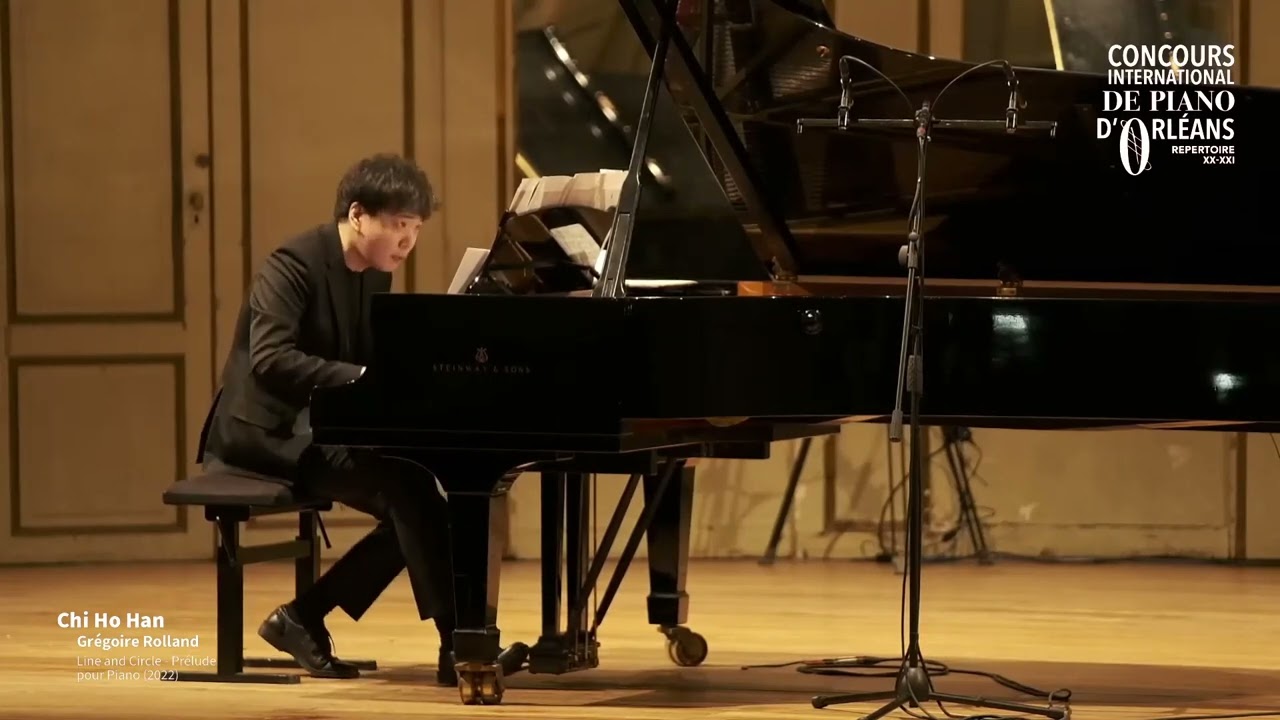 Line and Circle – Prélude pour piano - Grégoire Rolland / by Chi Ho Han, piano - YouTube