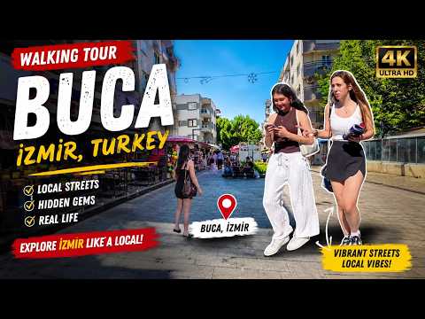 İZMİR BUCA ŞİRİNYER Walking Tour 2026 🇹🇷 | From Şirinyer Forbes to Buca Center | 4K UHD 60FPS