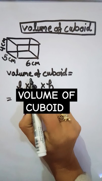 Volume of cuboid #How To find volume of cuboid #ytshorts #viralvideos # ...