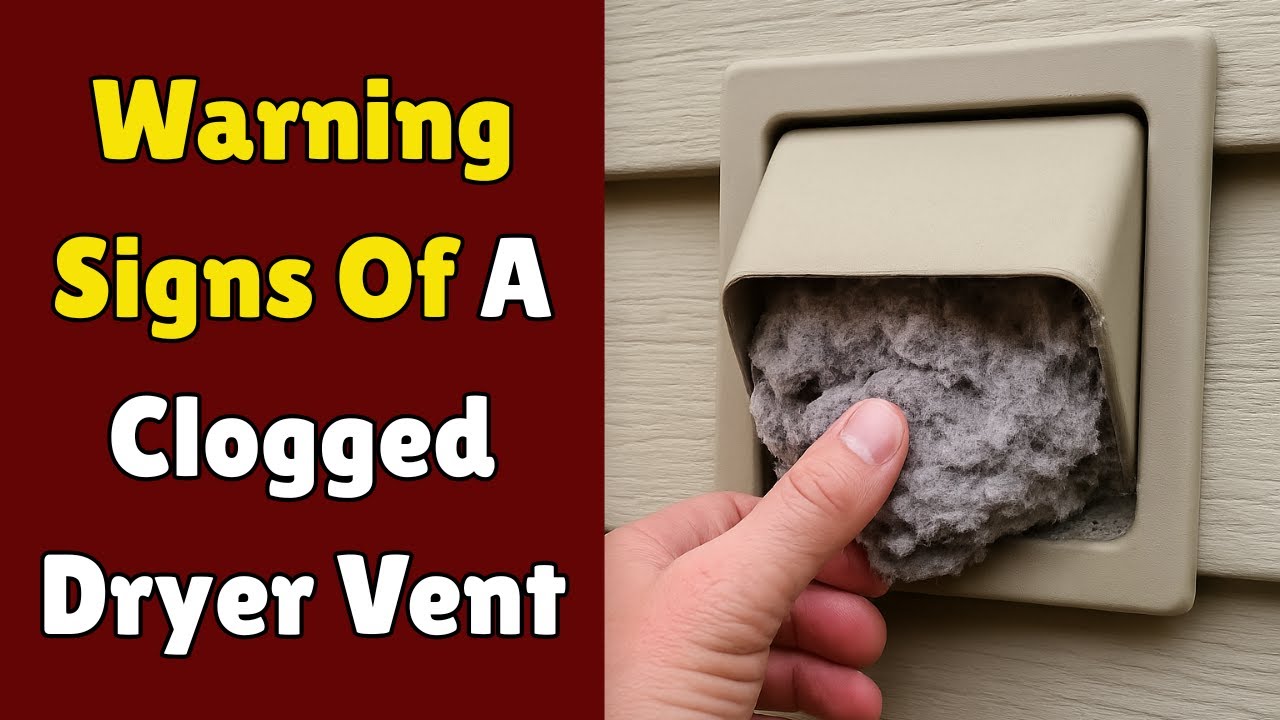 Signs Your Dryer Vent is Clogged Before It's Too Late HD 1080p - YouTube