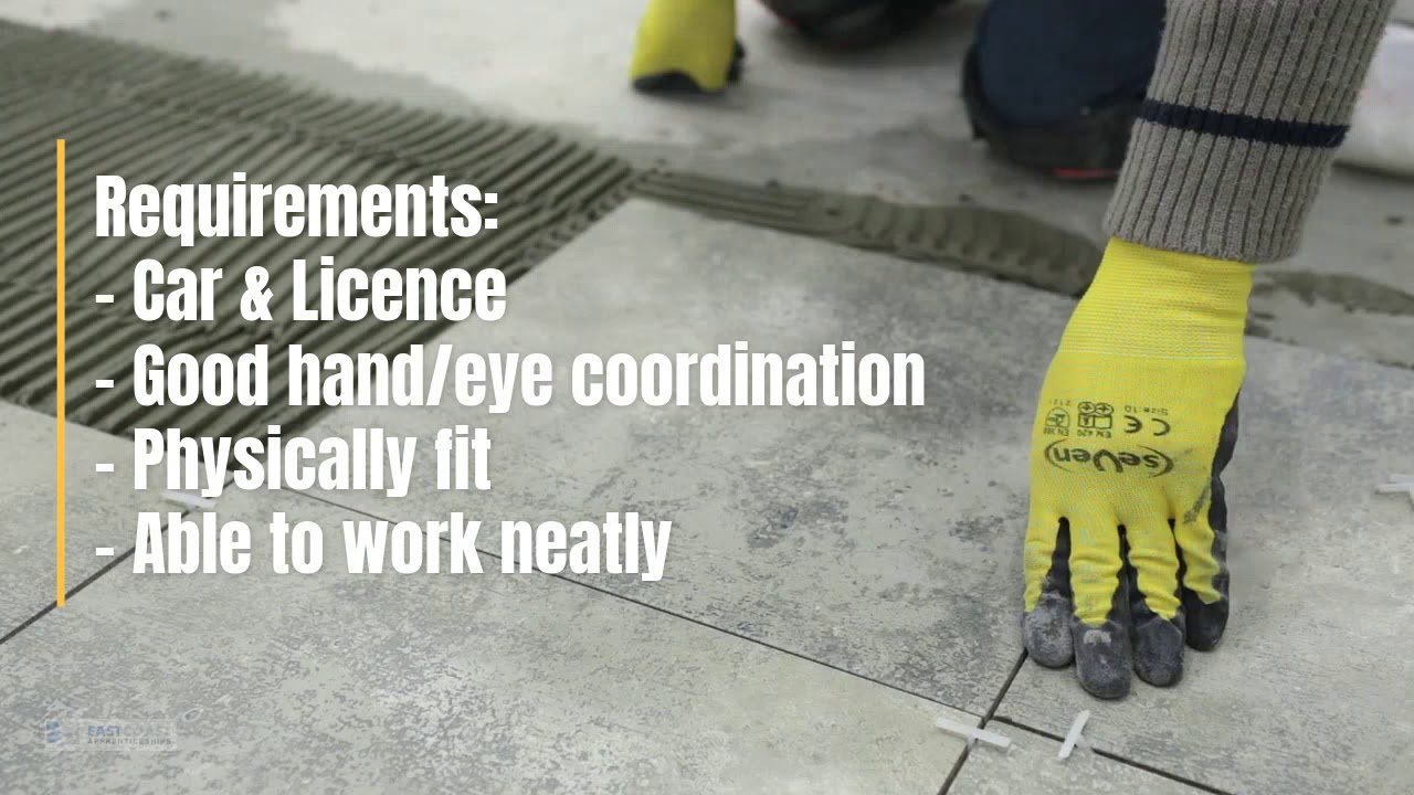Apprentice Floor and Wall Tiler Requirements - YouTube