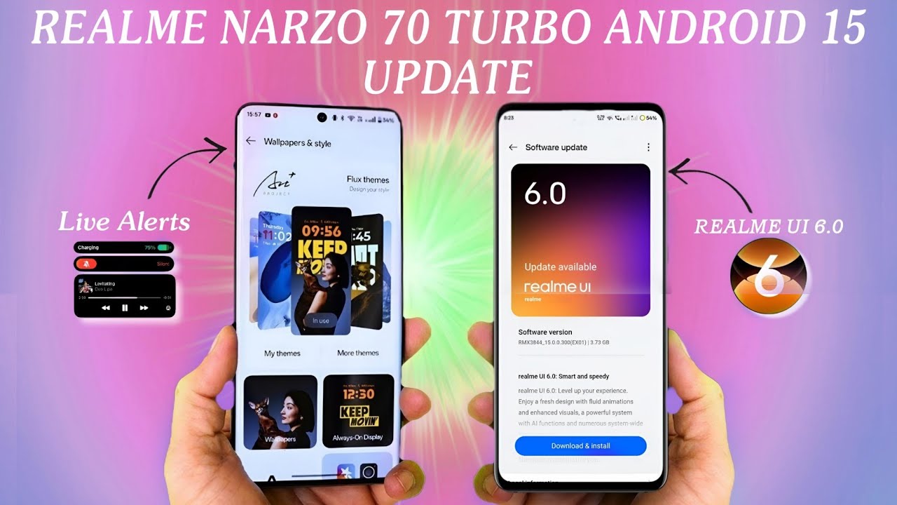 Realme Narzo 70 Turbo Realme UI 6.0 UPDATE Review - Realme UI 6.0 ...