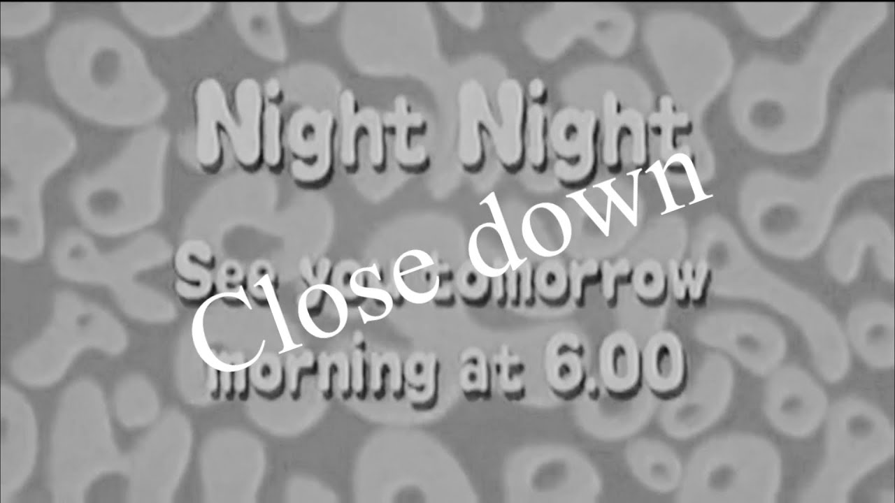 CBeebies close down - YouTube