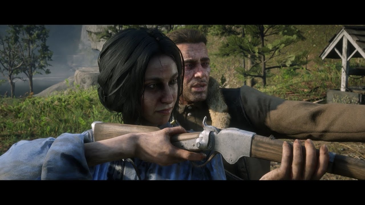 Red Dead Redemption 2 - Charlotte the Widow - Learning How To Shoot ...