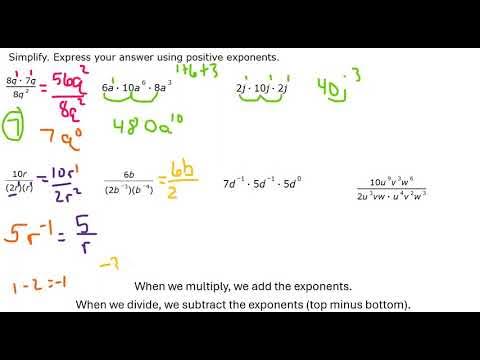 C 18 Multiply and divide powers variable bases - YouTube