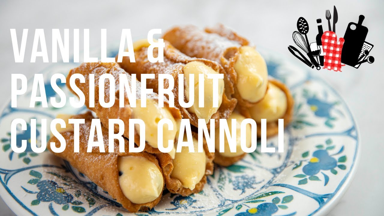 Vanilla & Passionfruit Custard Cannoli | Everyday Gourmet S11 Ep72 ...