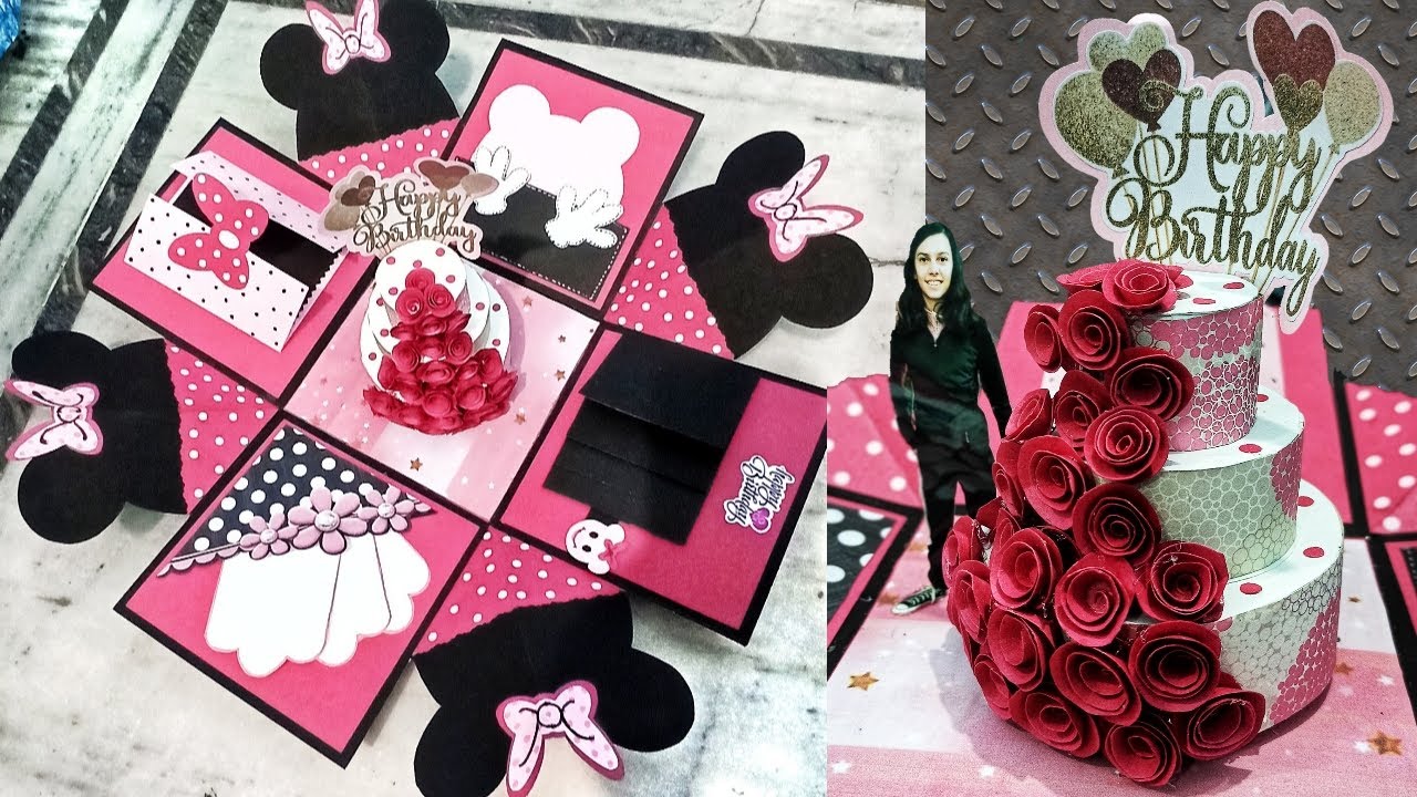 Mickey Mouse Explosion Box | Mickey Mouse Theme | DIY Gift ideas for ...