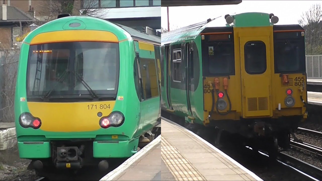 Southern Class 171 Turbostar & Class 455 Ride: London Bridge to Purley ...