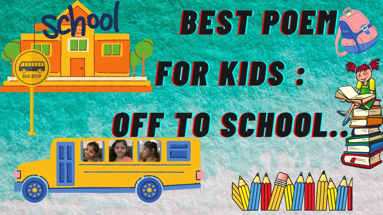 Wake up time poem class 1 english/ Off to school/ tring tring goes the ...