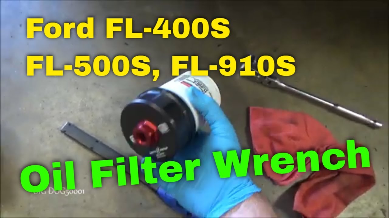 Ford Motorcraft FL-400S, FL-500S, FL-910S Oil Filter Wrench - YouTube