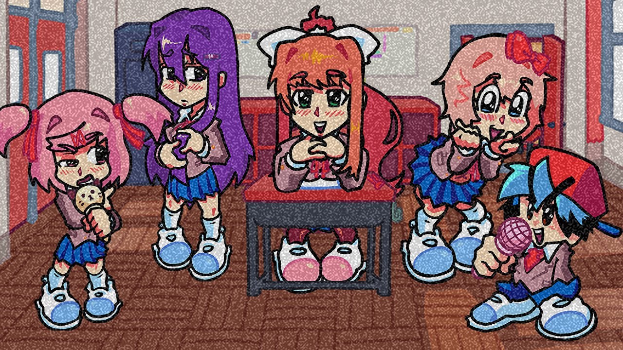 Friday Night Funkin Funki Funki Karaoke Club! - YouTube