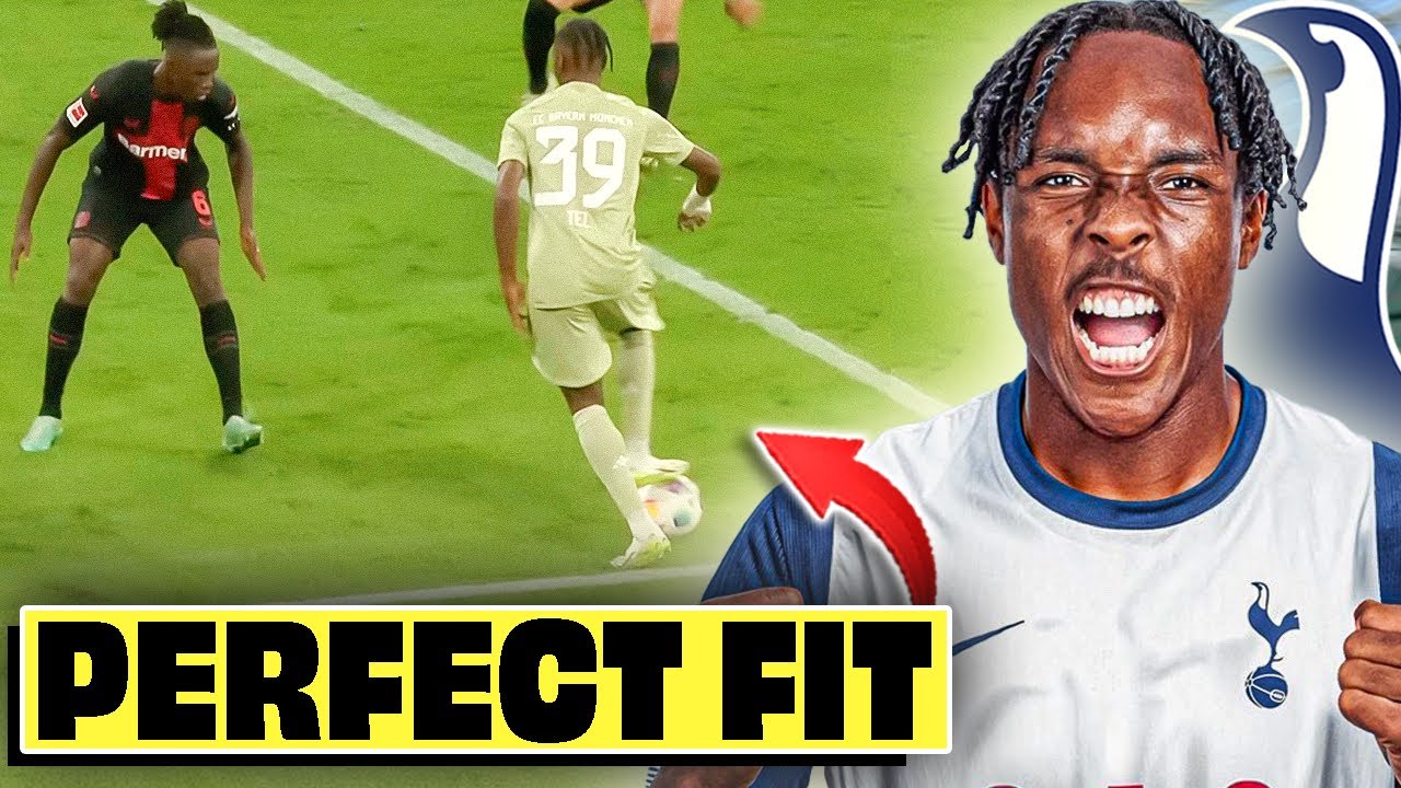 How Mathys Tel FIXES Tottenham's Attack. - YouTube