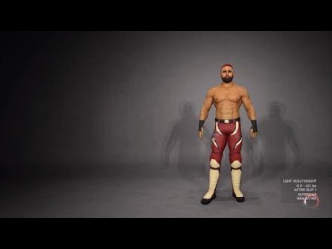 WWE 2K23 create a superstar creating a brand new wrestler called ...