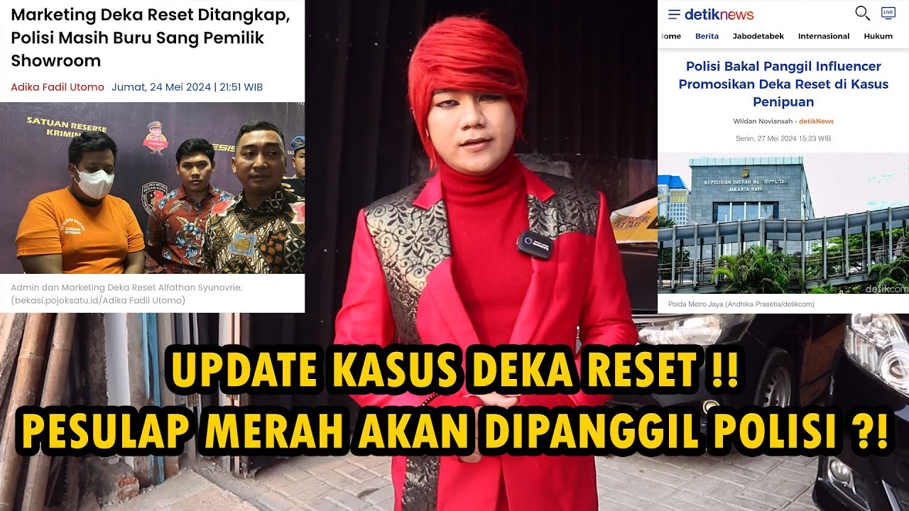 ADMIN DEKA RESET TERTANGKAP ‼️ DEKA MASIH BURON, PESULAP MERAH GELEDAH ...