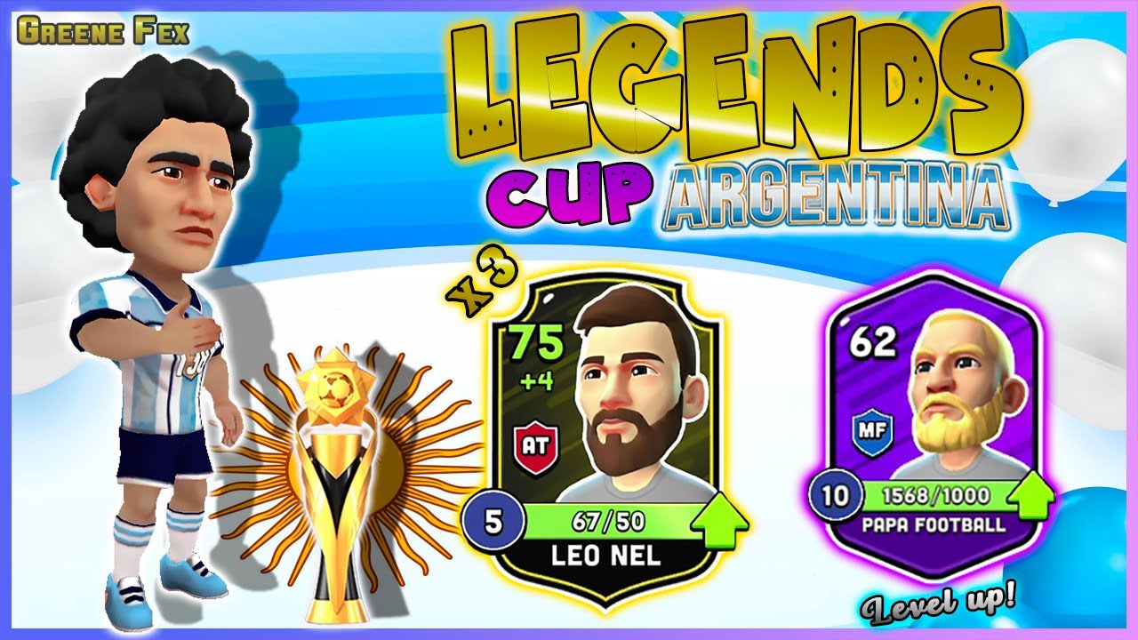 Mini Football | ARGENTINA | Legend's Cup🏆Messi x3☑️ | Papa Football⬆️ ...