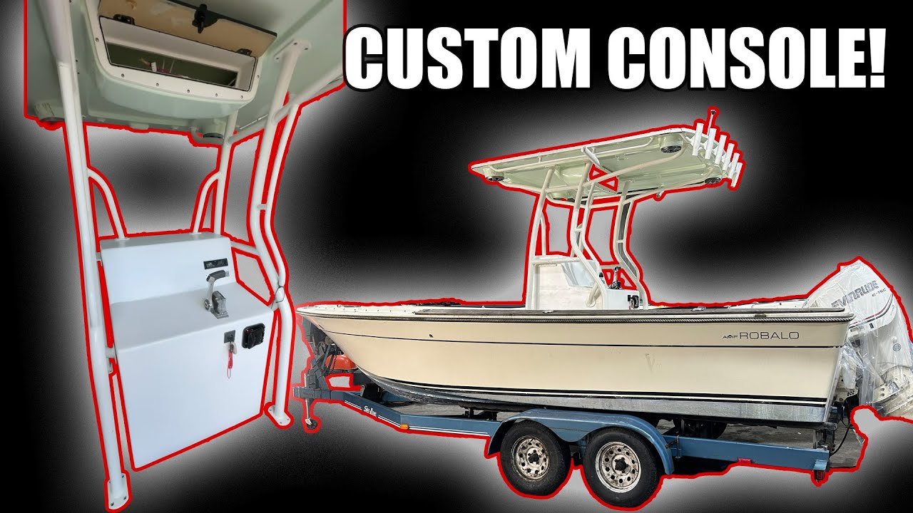 FINALLY Giving My PROJECT BOAT The CENTER CONSOLE It Deserves! - YouTube