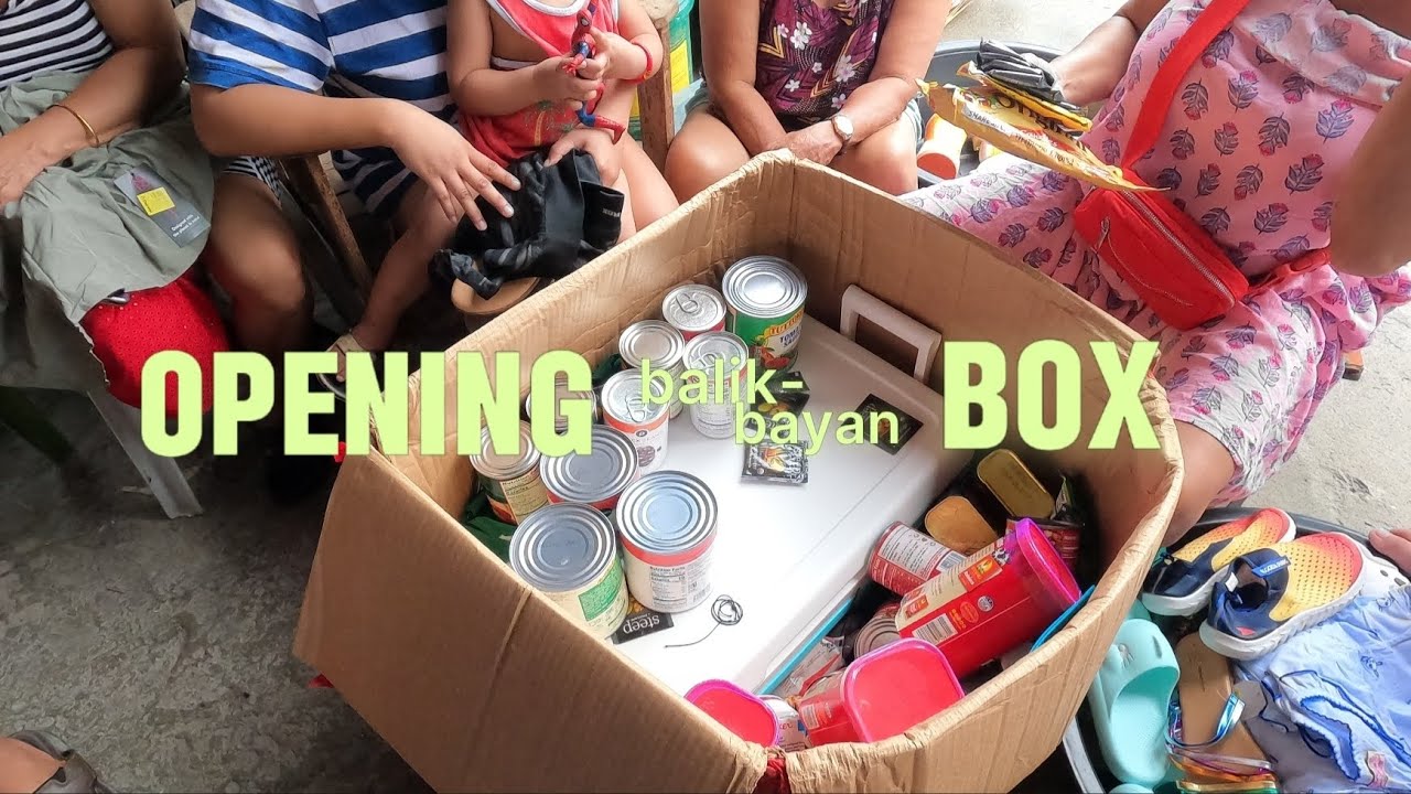 OPENING BALIK-BAYAN BOX! - YouTube