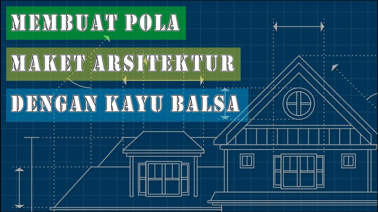 Membuat Pola Maket Arsitektur Dengan Laser Cutting - YouTube