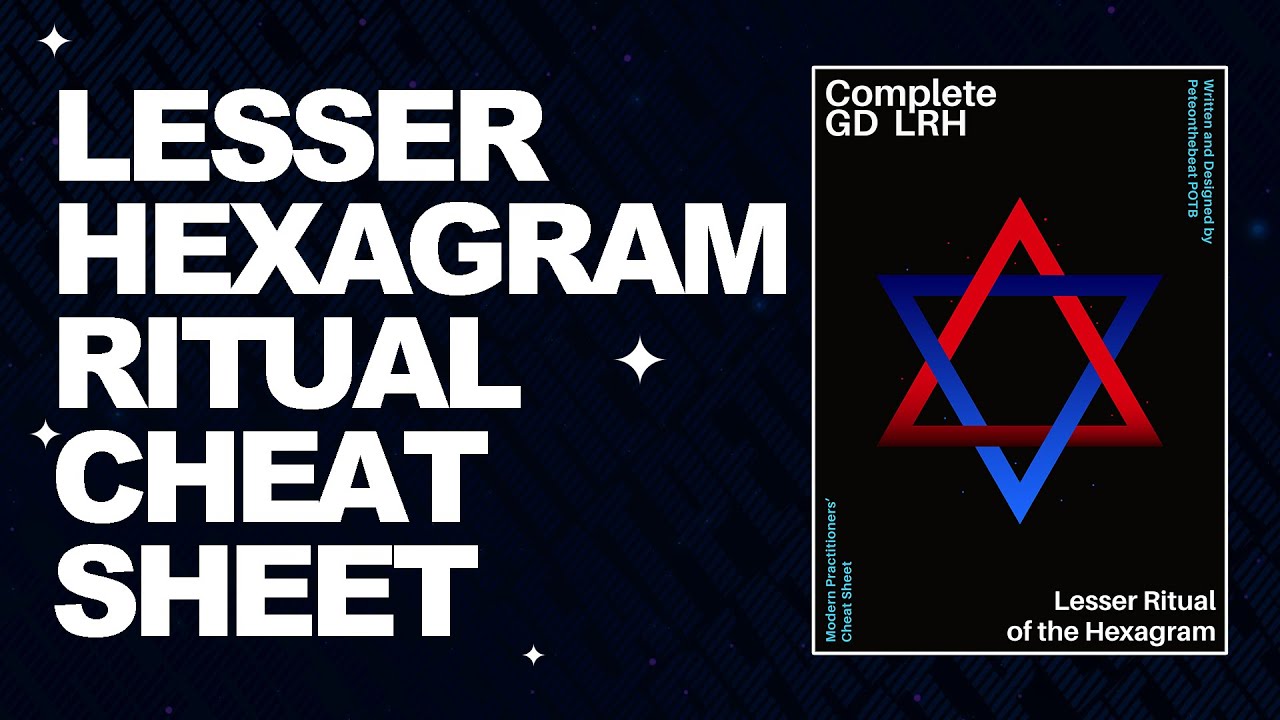 Lesser Hexagram Ritual Cheat Sheet Overview - YouTube