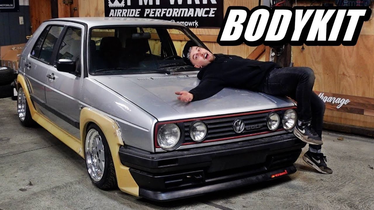 Super seltenes BODYKIT für meinen VW GOLF 2 - YouTube