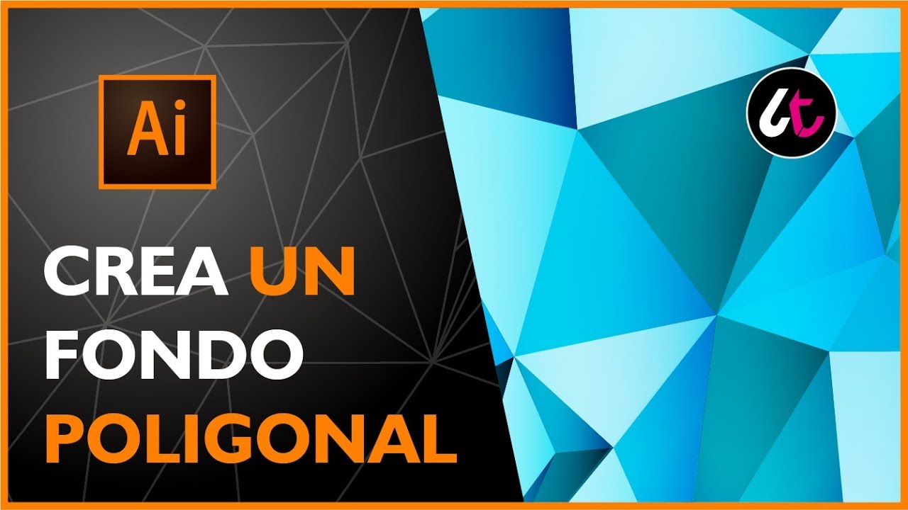 Tutorial Illustrator | Crea un fondo poligonal - YouTube