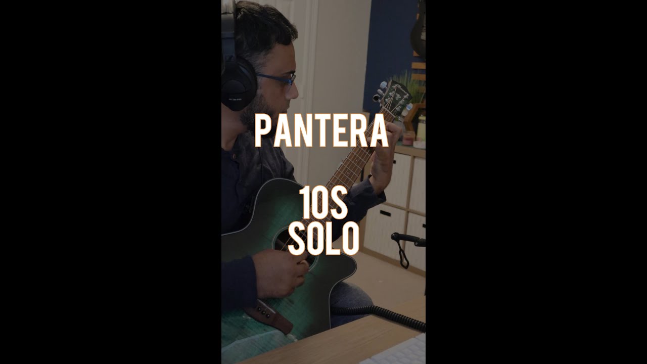 Pantera - 10s solo - YouTube