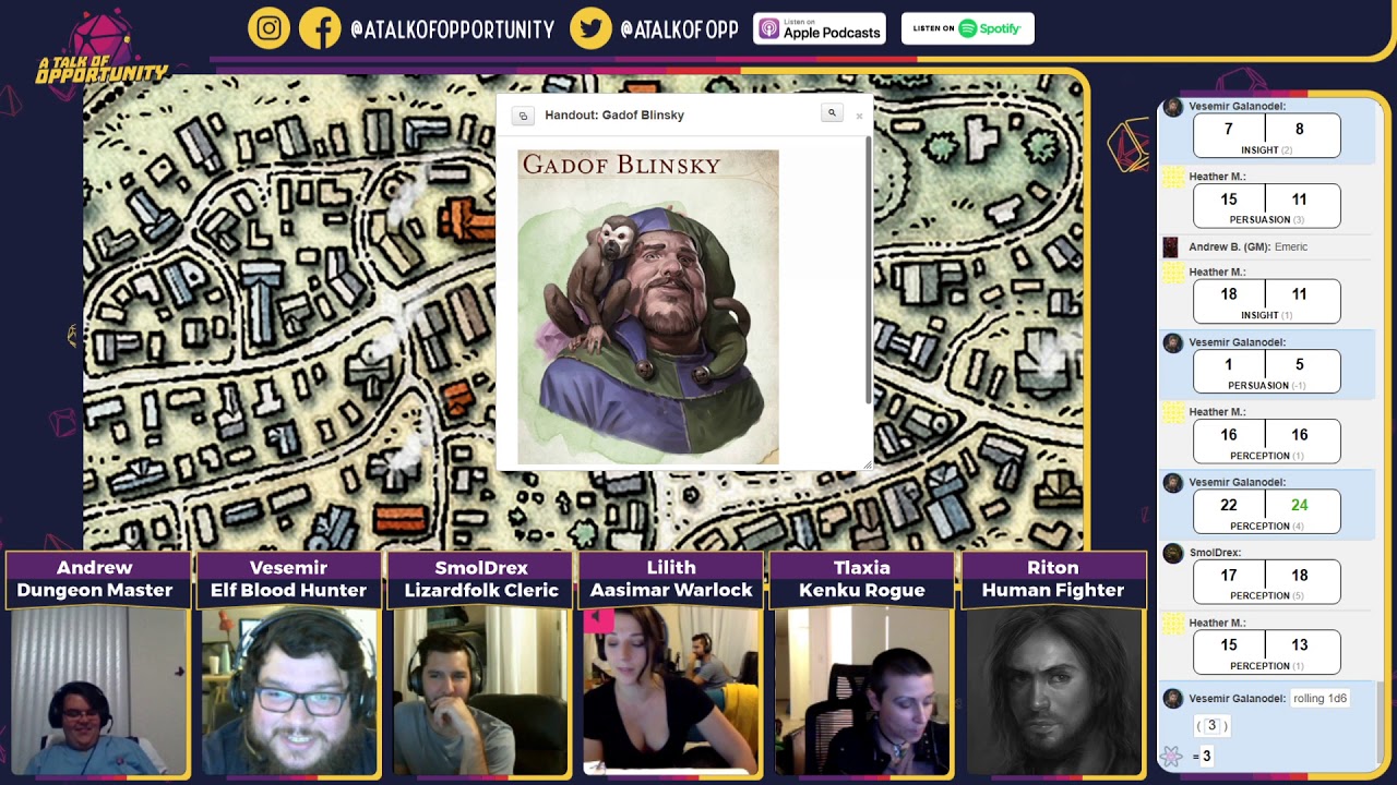 Curse of Strahd - An interesting toy shop owned by Gadof Blinsky - YouTube