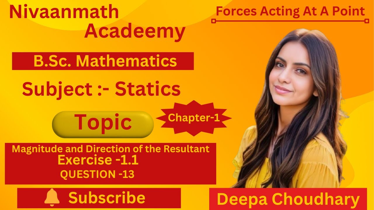 L-29||Statics B.Sc. 2nd Year||Nivaanmath Acadeemy|| B.Sc. Mathematics|| Mathematics||Statics ...