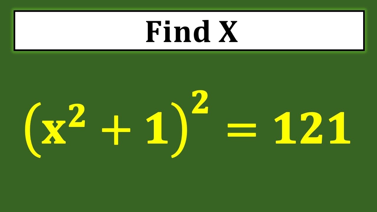 Nice Algebra Math Simplification | Find the Value of X | Math Olympiad ...