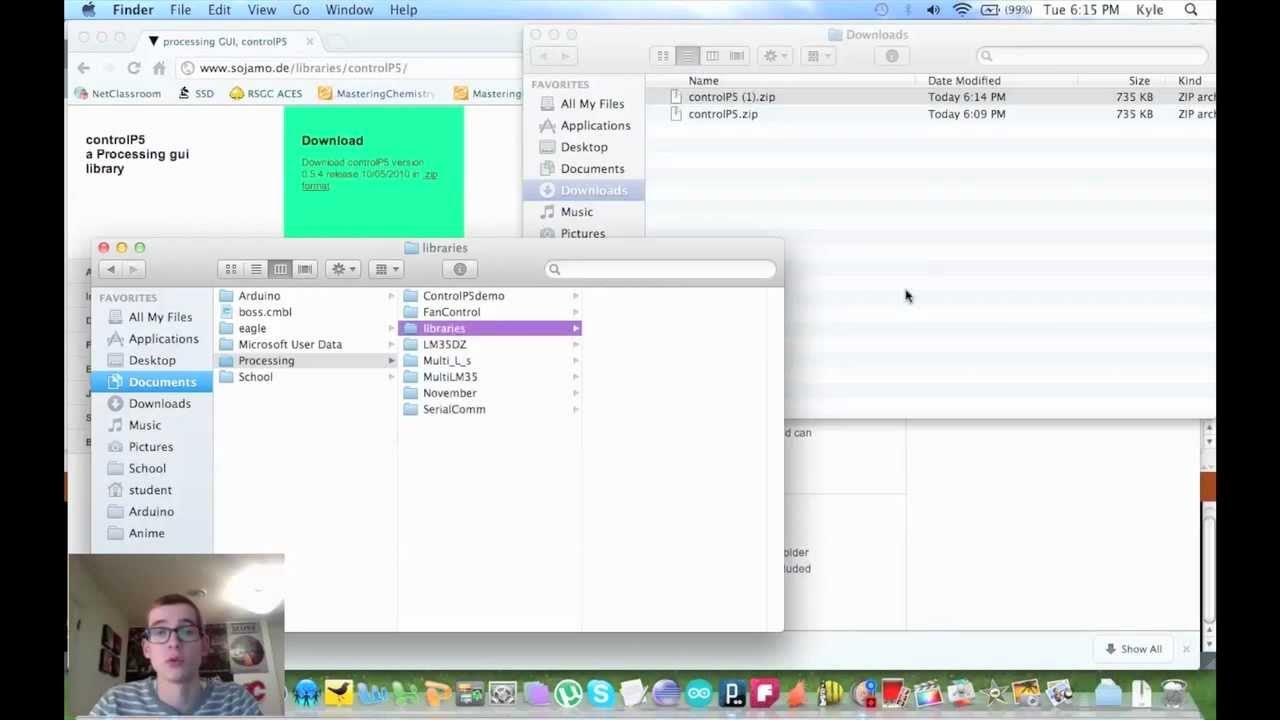 How to add libraries to Processing - YouTube