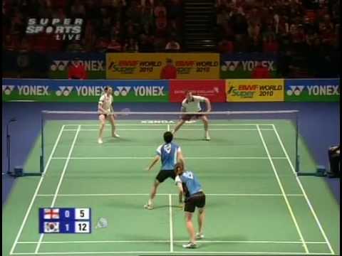 2010 All England Badminton Mixed Doubles Quarter Finals Anthony Clark ...