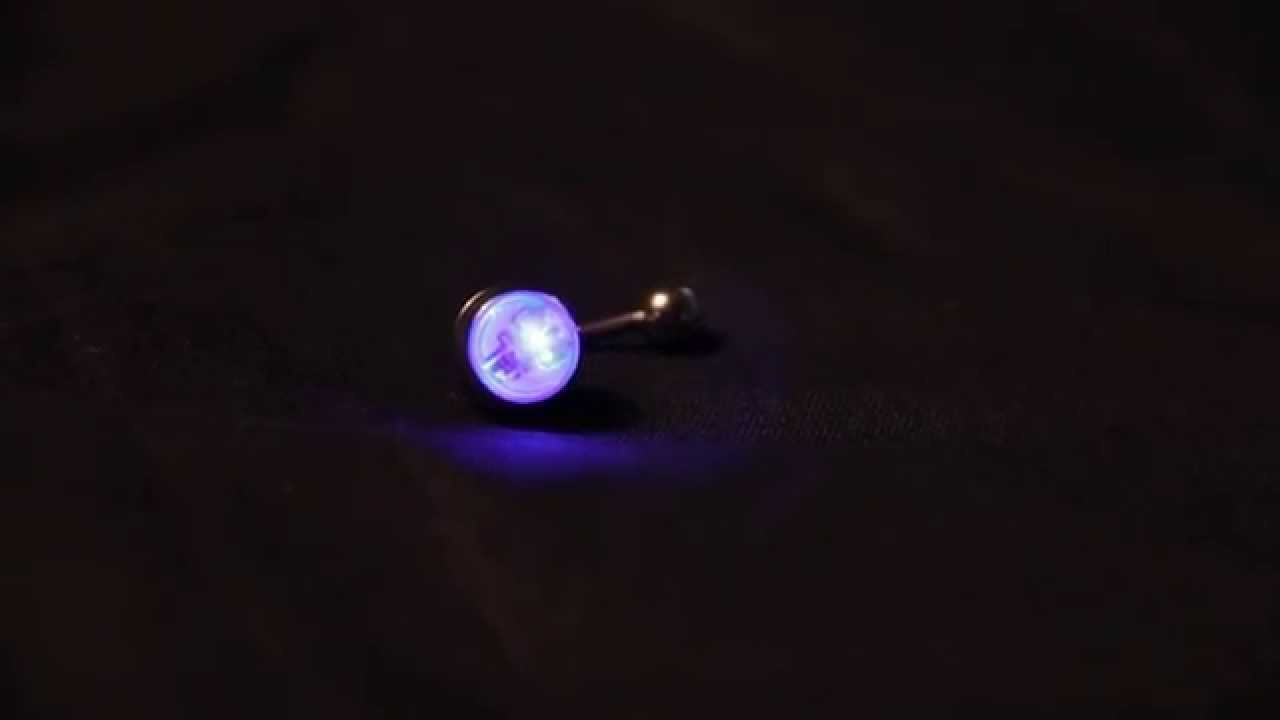 LED Light Up Belly Ring - YouTube