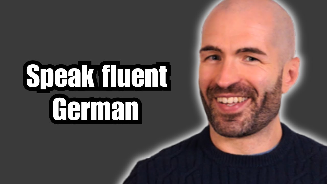 Get fluent in German FAST (Just do this) - YouTube
