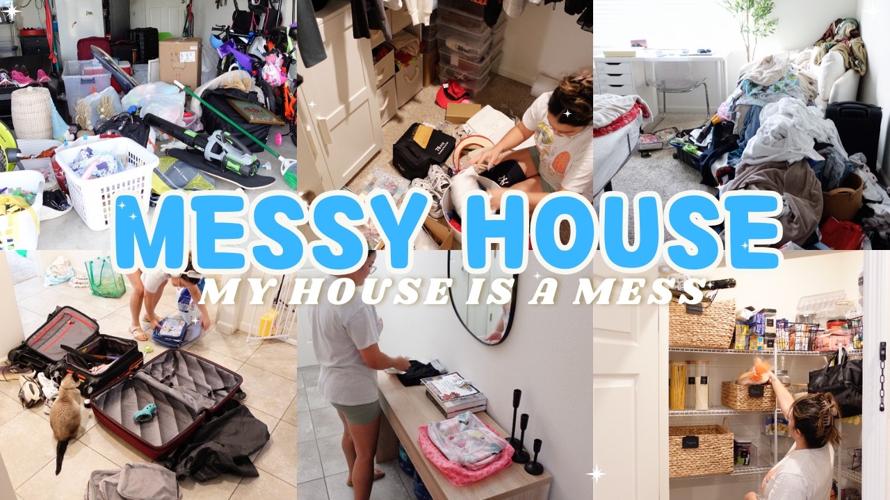 EXTREME MESSY HOUSE CLEAN WITH ME| TRASHED HOUSE CLEAN WITH ME ...
